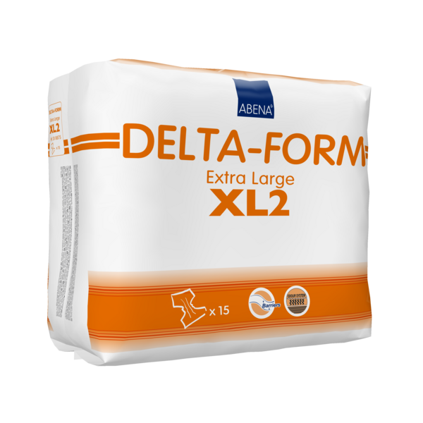Delta Form XL2 [308875] (pk 15 x 4) | Shaped Pads | Abena | Continence ...