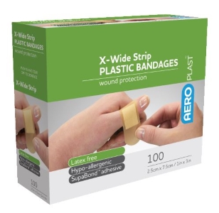AeroPlast Assorted Washproof Plasters (pk 100) | Plasters | First Aid ...